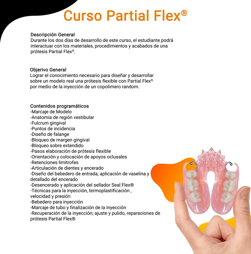 Curso de prótesis flexibles Partial Flex® – CLEMDE Dental